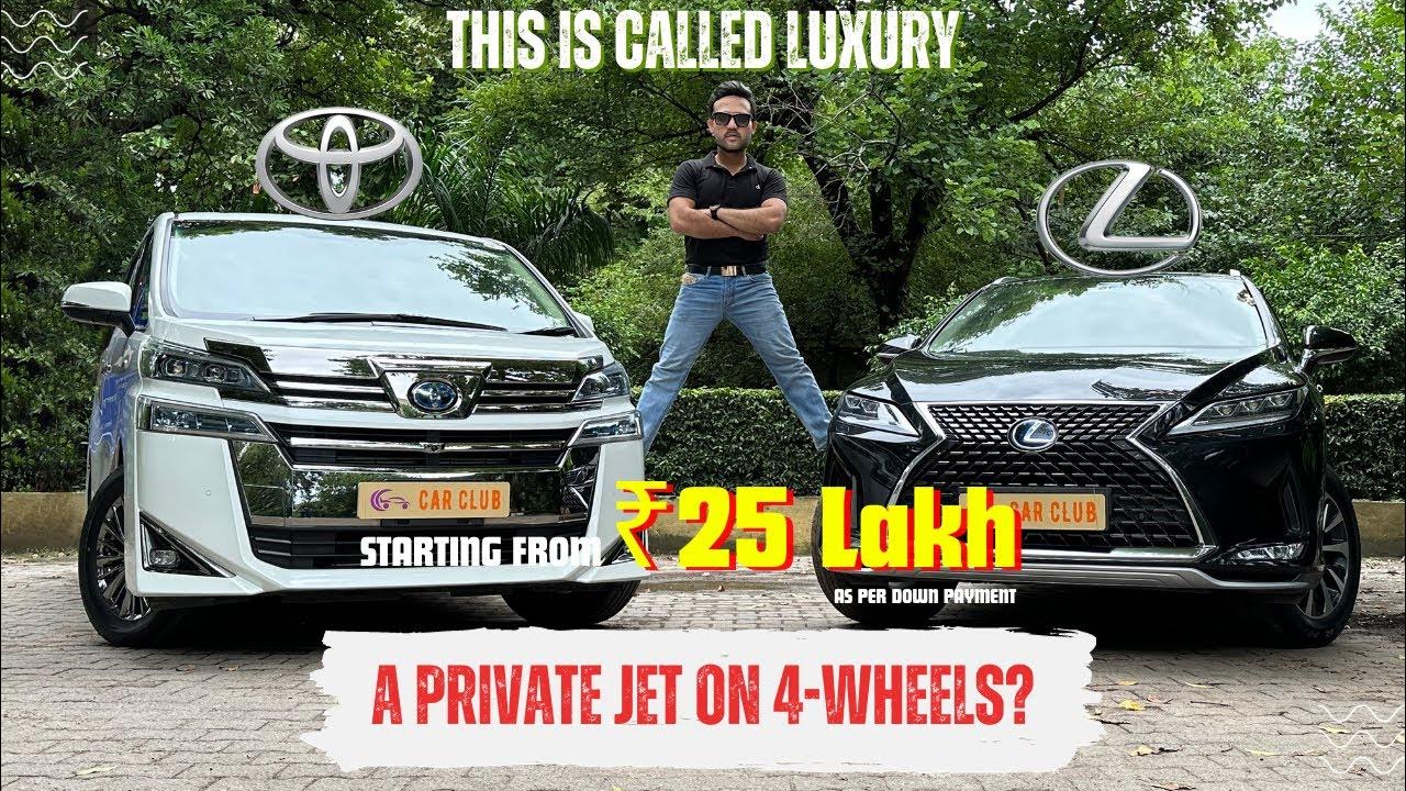 Used Toyota Vellfire & Lexus Rh450 Hybrid Sale In Delhi | Luxury Plot on Wheels Available in ...