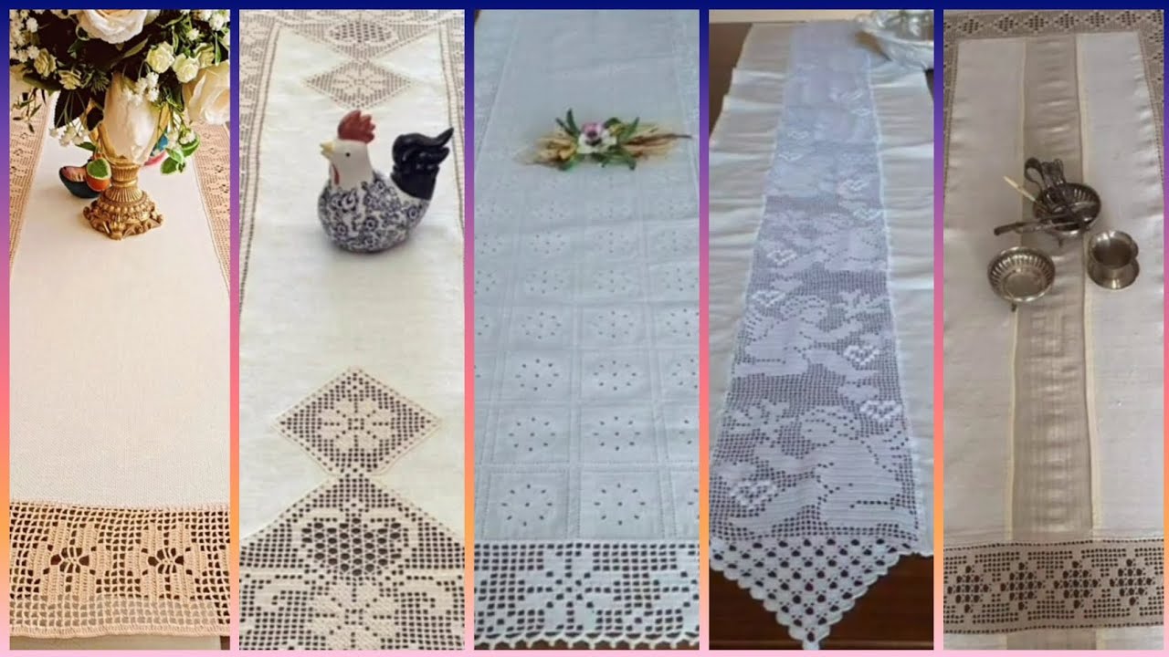 150 crochet Filled and Fabric table runners ideas #fashion hashtags ...