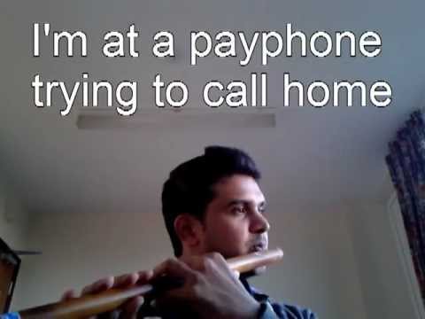 Payphone - Maroon 5, Flute cover - YouTube