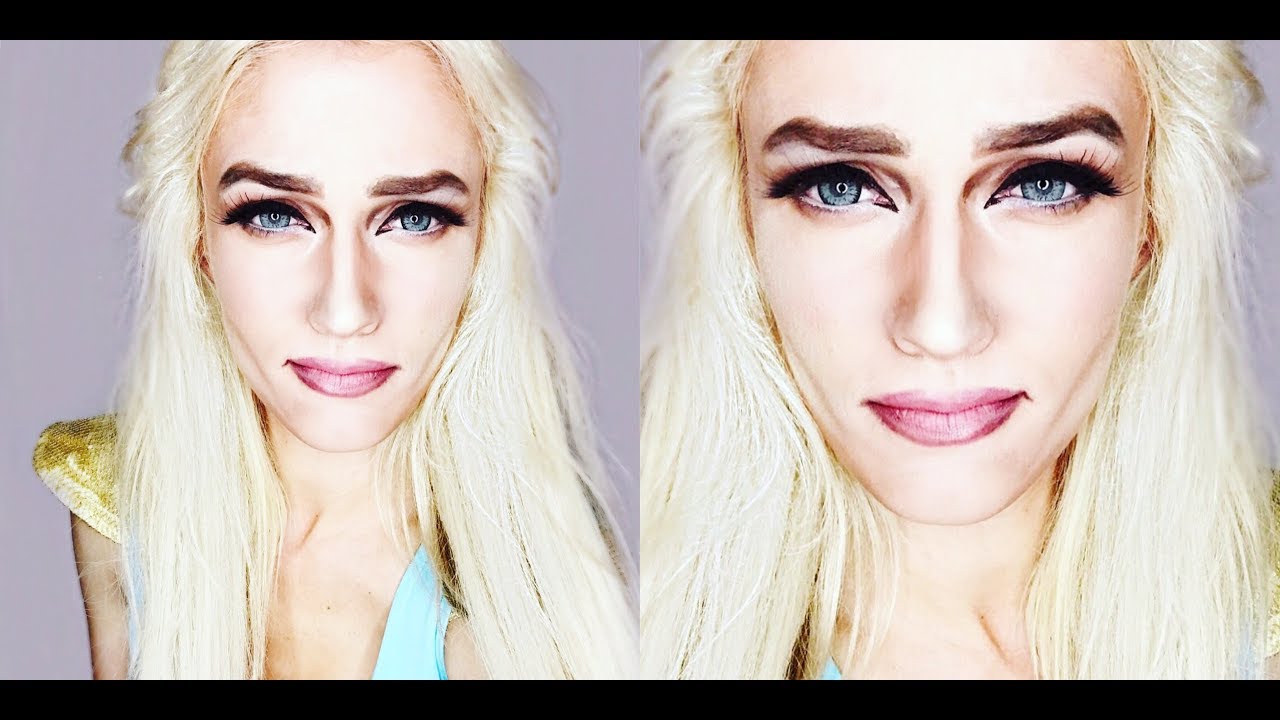 GAME OF THRONES Daenerys Targaryen / Khaleesi Inspired Makeup - YouTube