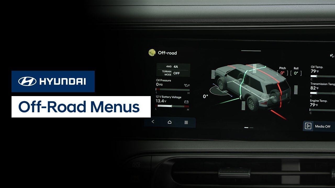 Off-Road Menus | Hyundai - YouTube