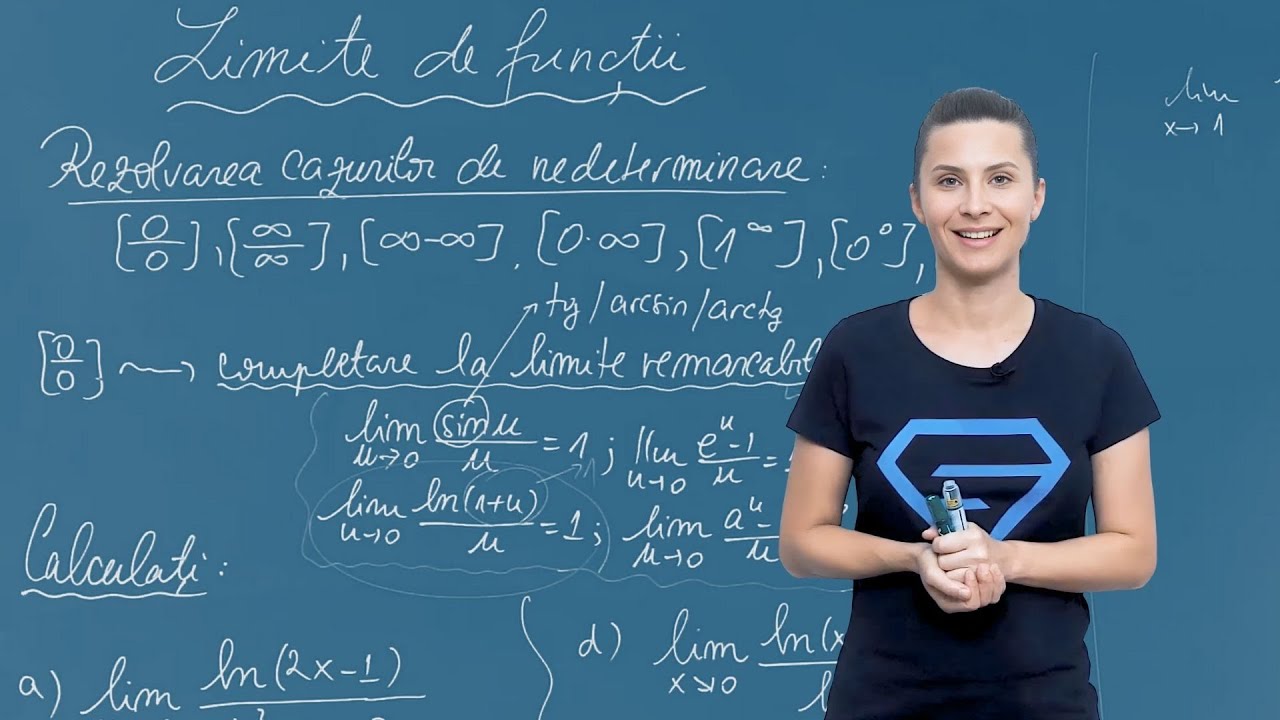 Limite de funcții. Cazul de nedeterminare 0/0. Limite remarcabile ...