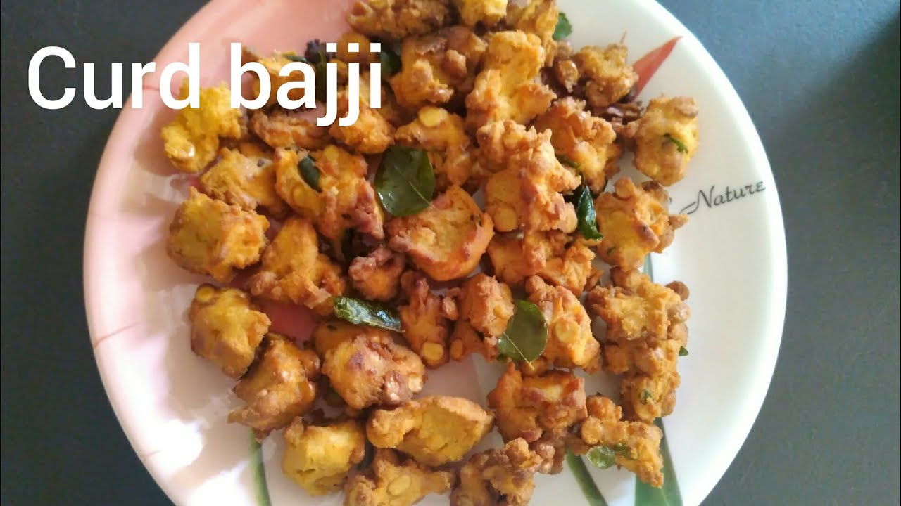 Curd bajji//challa bondalu//crispy snack item//easy process// - YouTube