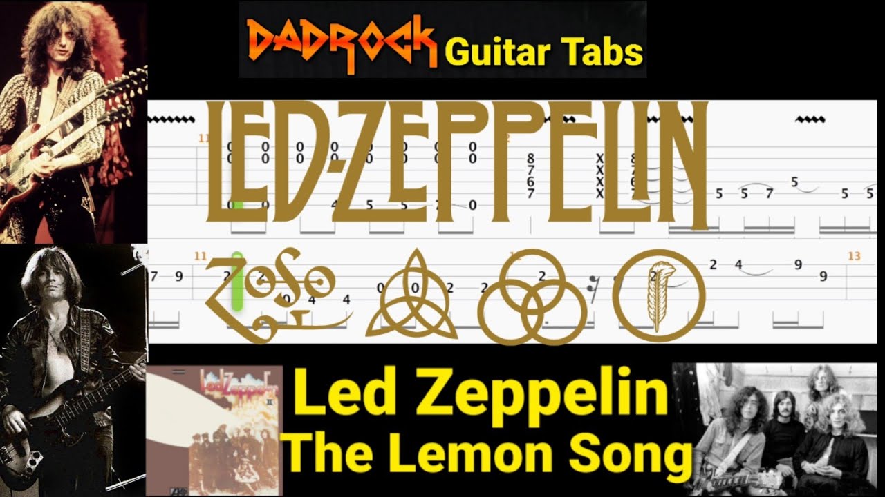The Lemon Song - Led Zeppelin - Guitar + Bass TABS Lesson - YouTube