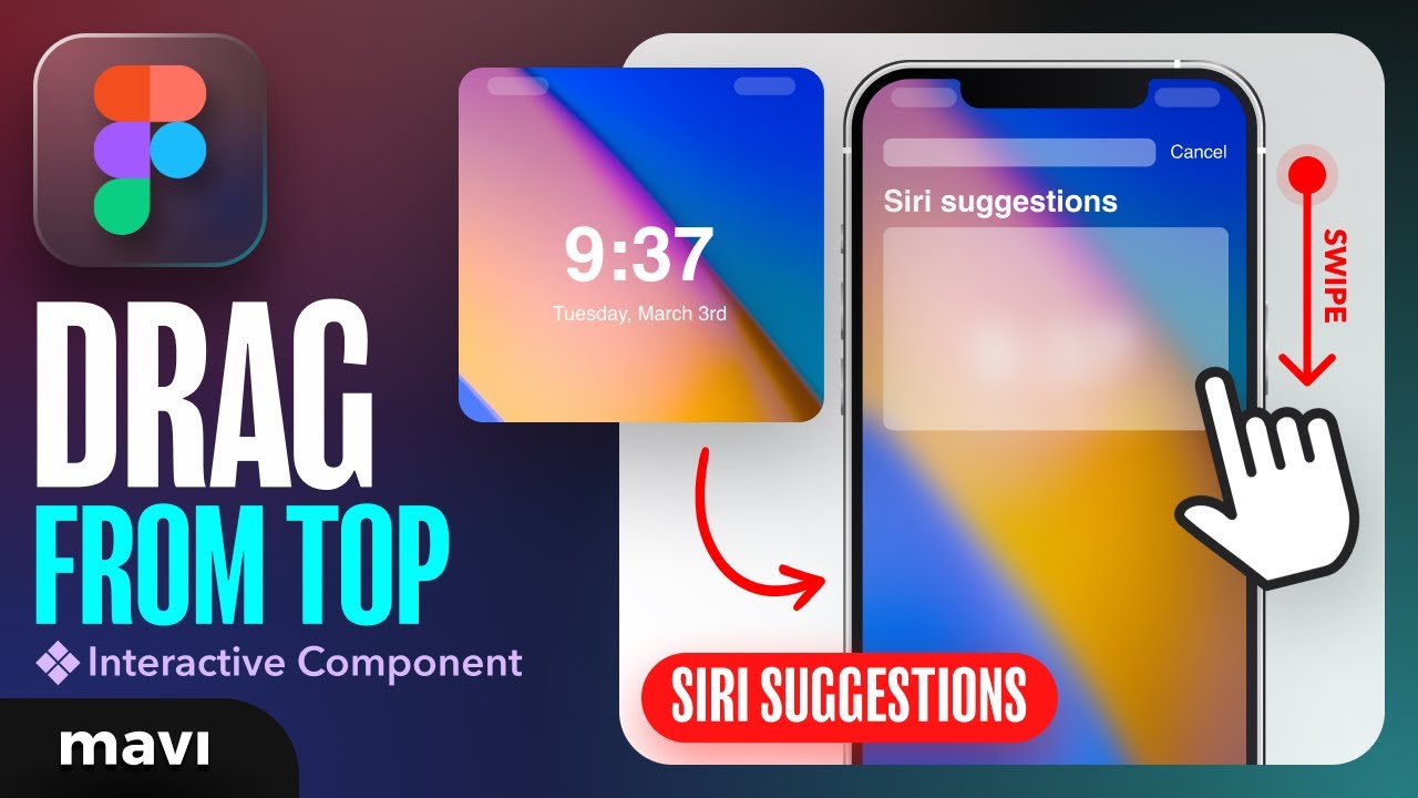 Drag MENU FROM TOP (Siri Suggestions) – Interactive Prototyping ...