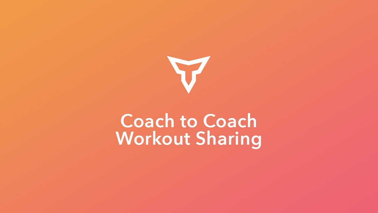 Coach to Coach Workout Sharing - YouTube
