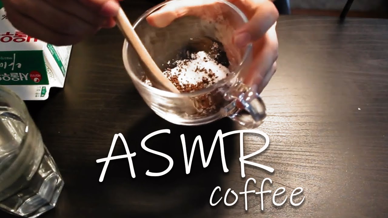 ASMR sounds of making coffee Someone might fall asleep no talking - YouTube