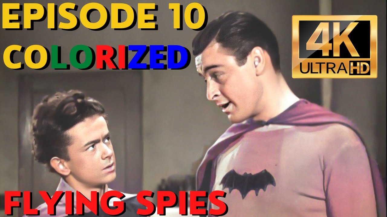 Batman Serial 1943 Episode 10 Colorized and Remasterized to 4K "Flying ...
