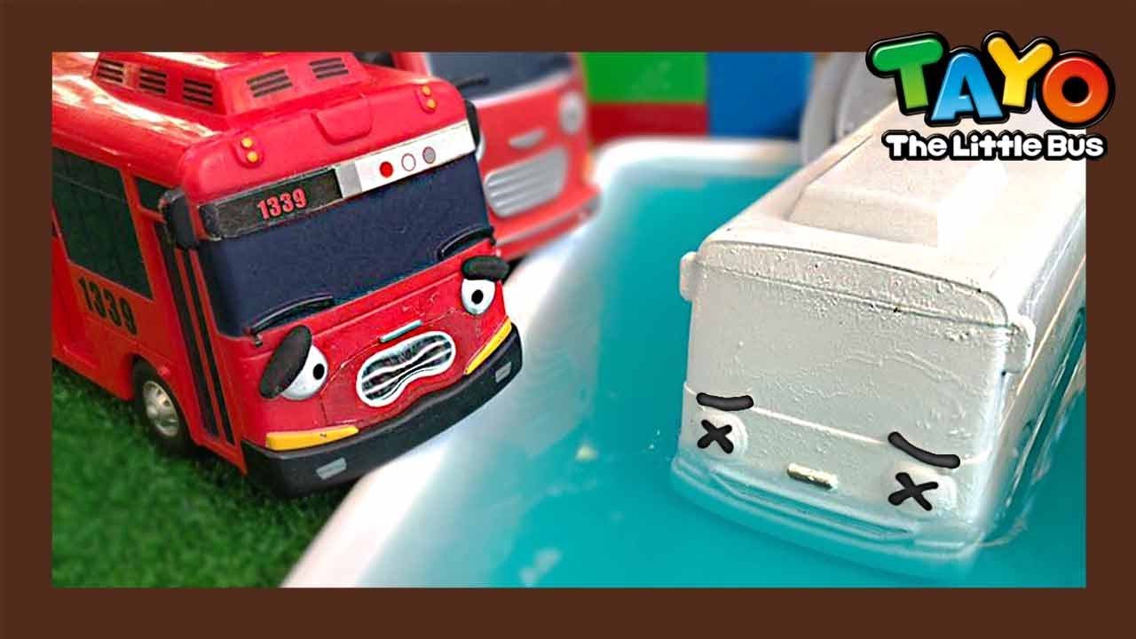 Tayo Toys Tayo and friends became white buses? l Tayo Super Rescue Team ...