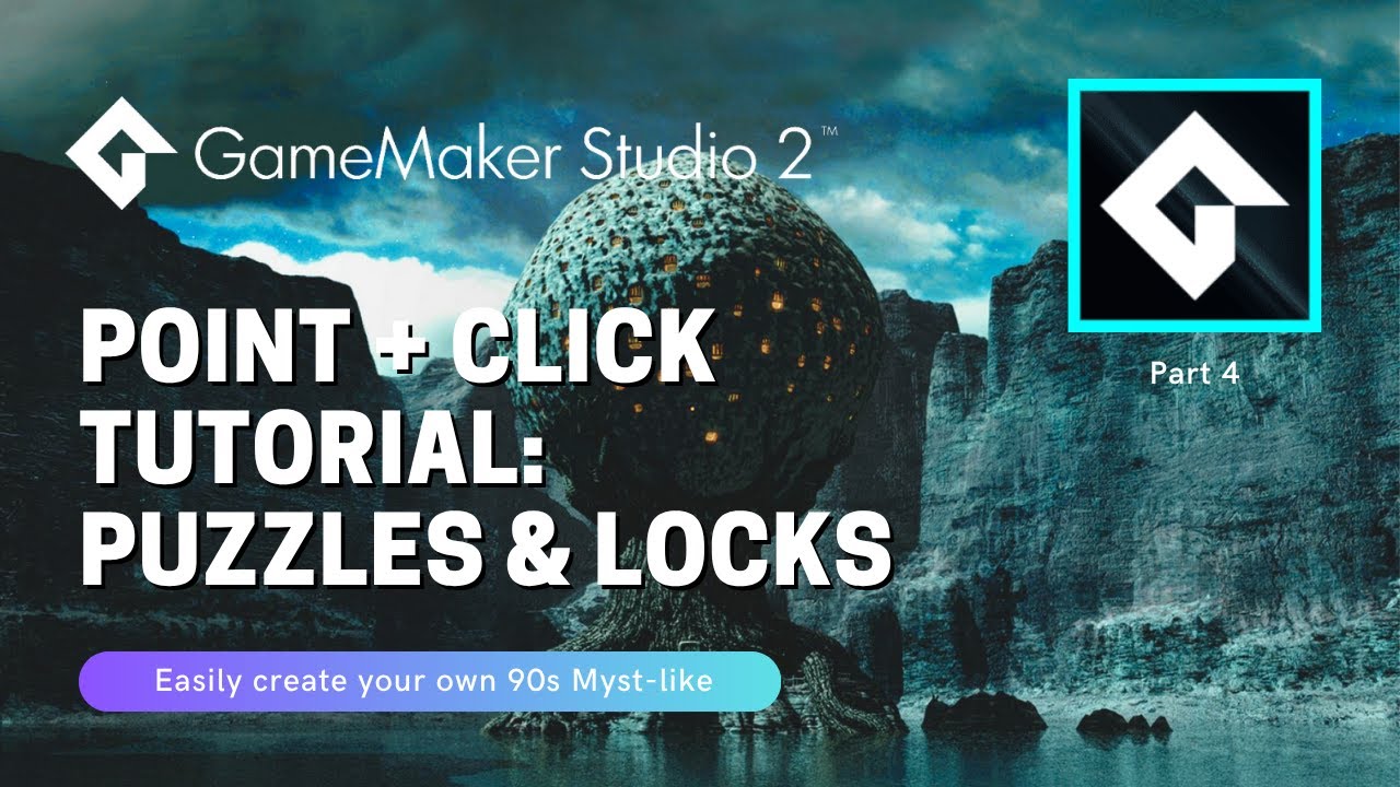 Point and Click Game Make Studio 2 Tutorial: Puzzles and Locks - YouTube