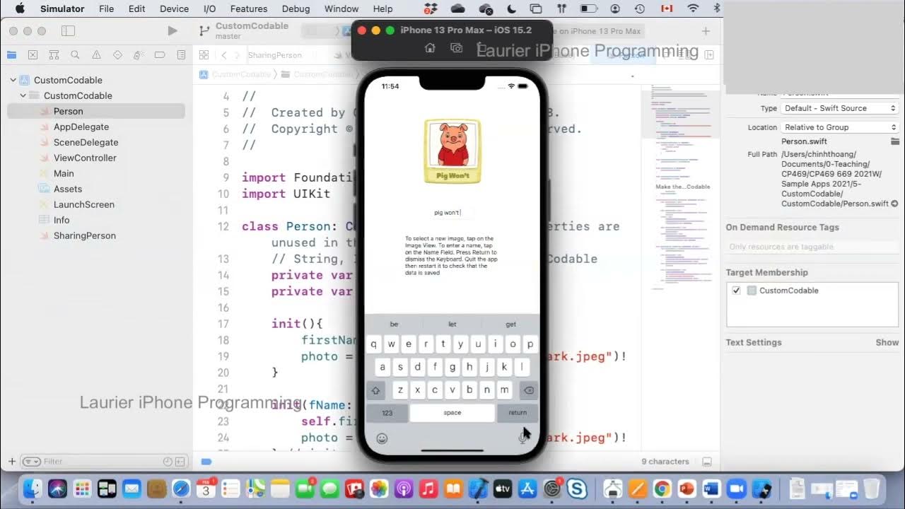 5 Codable protocol & Access control in Swift - YouTube