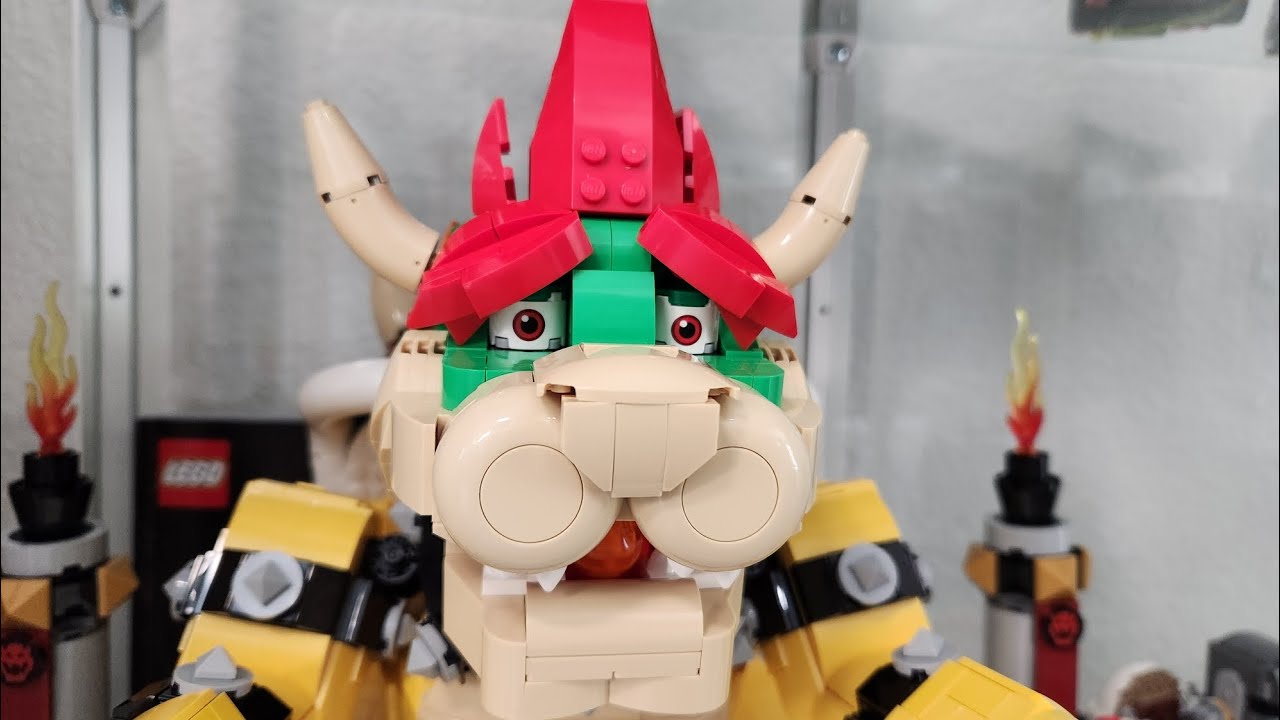 The Mighty Bowser Lego Build - YouTube