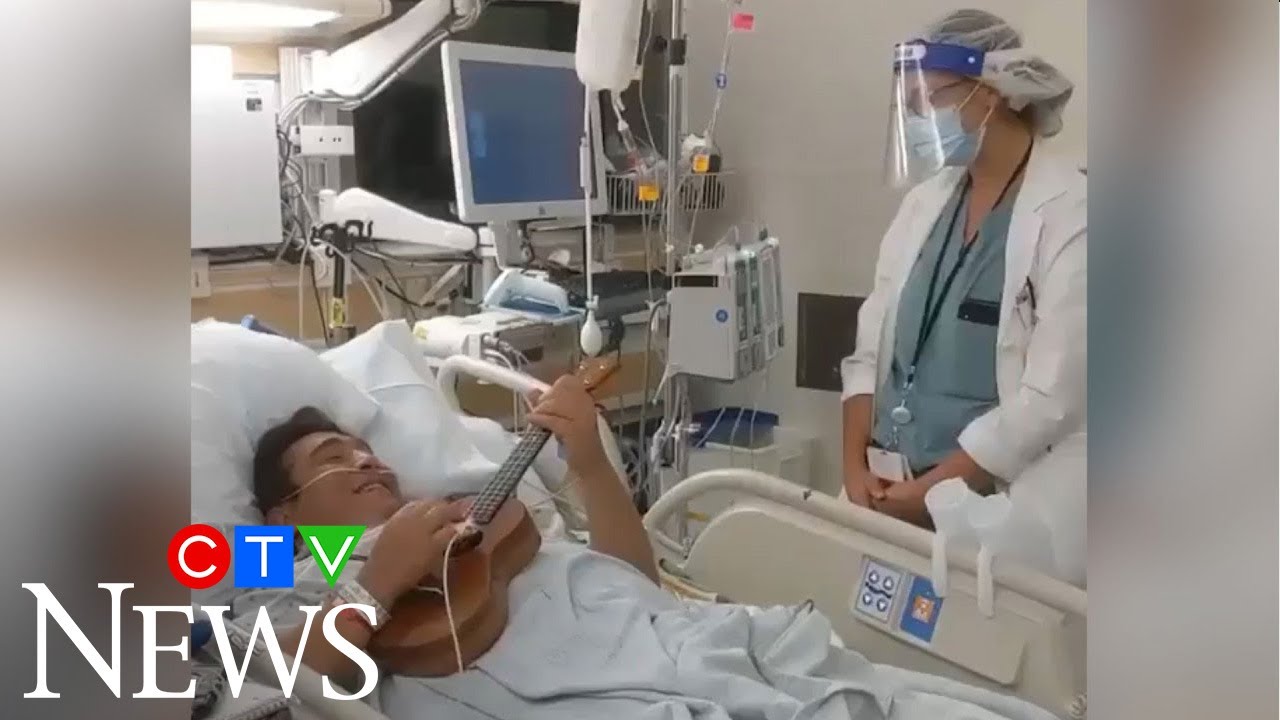 Singing patient recovering after heart transplant - YouTube