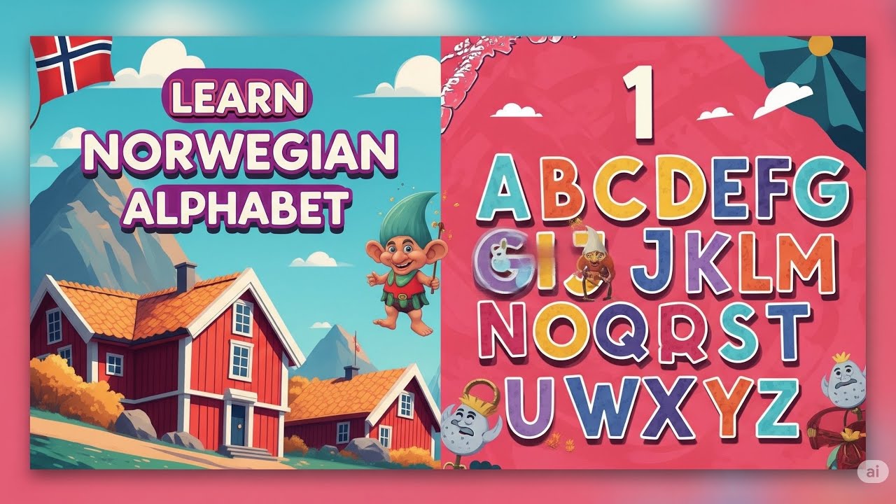 Norwegian Alphabet: Learn to Read & Pronounce Every Letter | Complete ...