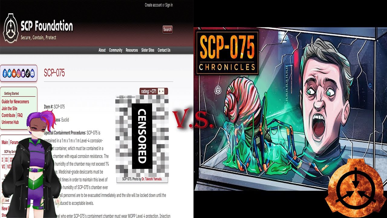 SCP-075 V.S. SCP Chronicles - YouTube
