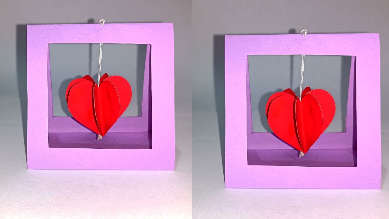 Paper craft Love stand / cute gift for boyfriend / paper craft handmade ...