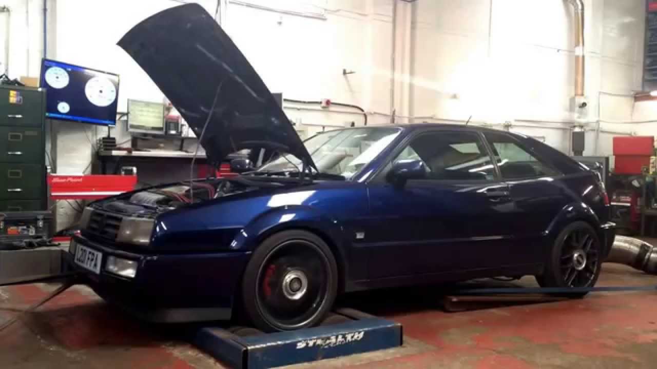 Corrado VR6 Turbo - VR6oc Rolling Road Day 01-03-15 ... Run 1 - 380 ...