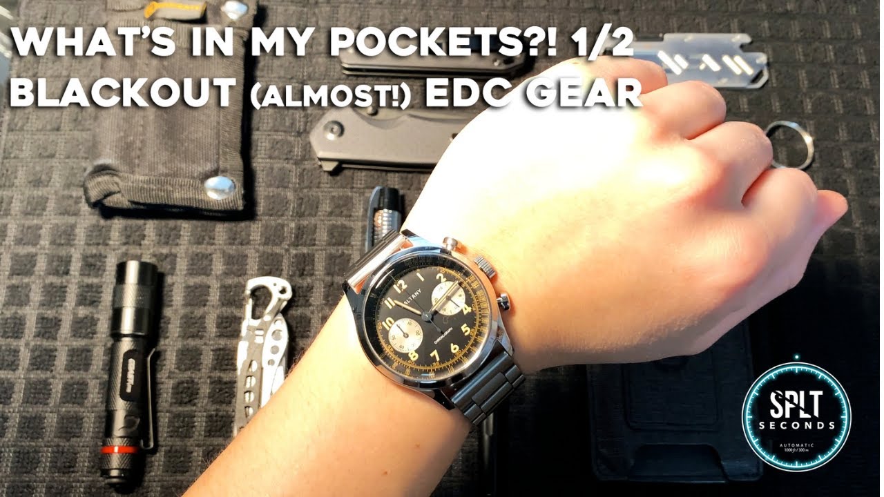 What's in my pockets?! BLACKOUT EDC GEAR (almost!) PART 1/2 - YouTube