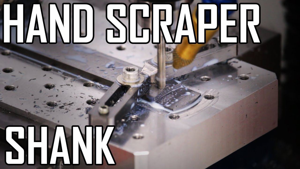 Hand Scraper Part 3: Machining the Shank - YouTube
