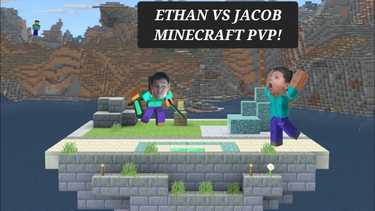 ETHAN VS JACOB MINECRAFT PVP! - YouTube