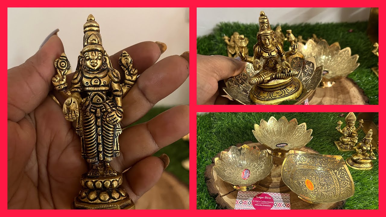 Saturday Special Balaji idols || Lotus Bowls small || New Collection ...