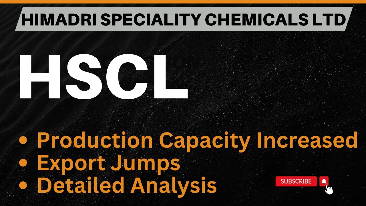HSCL Current News Today | Himadri speciality chemical limited News ...