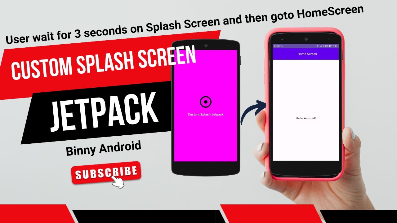 custom splash screen Jetpack Compose KMM - YouTube