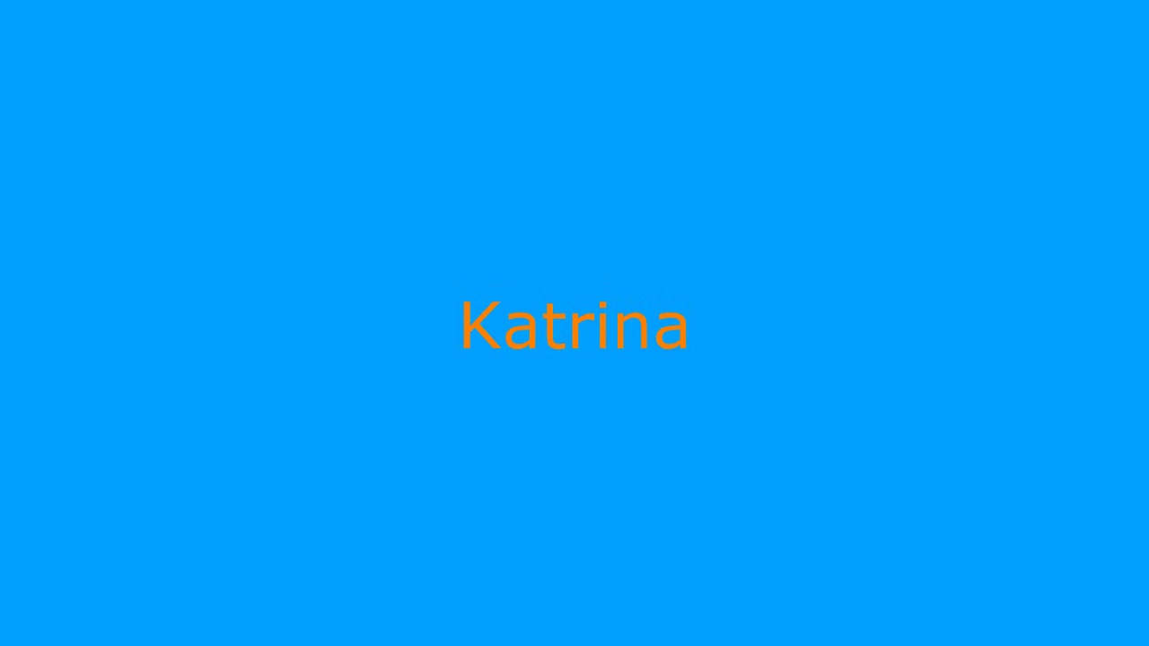 Katrina Logo 2 - YouTube