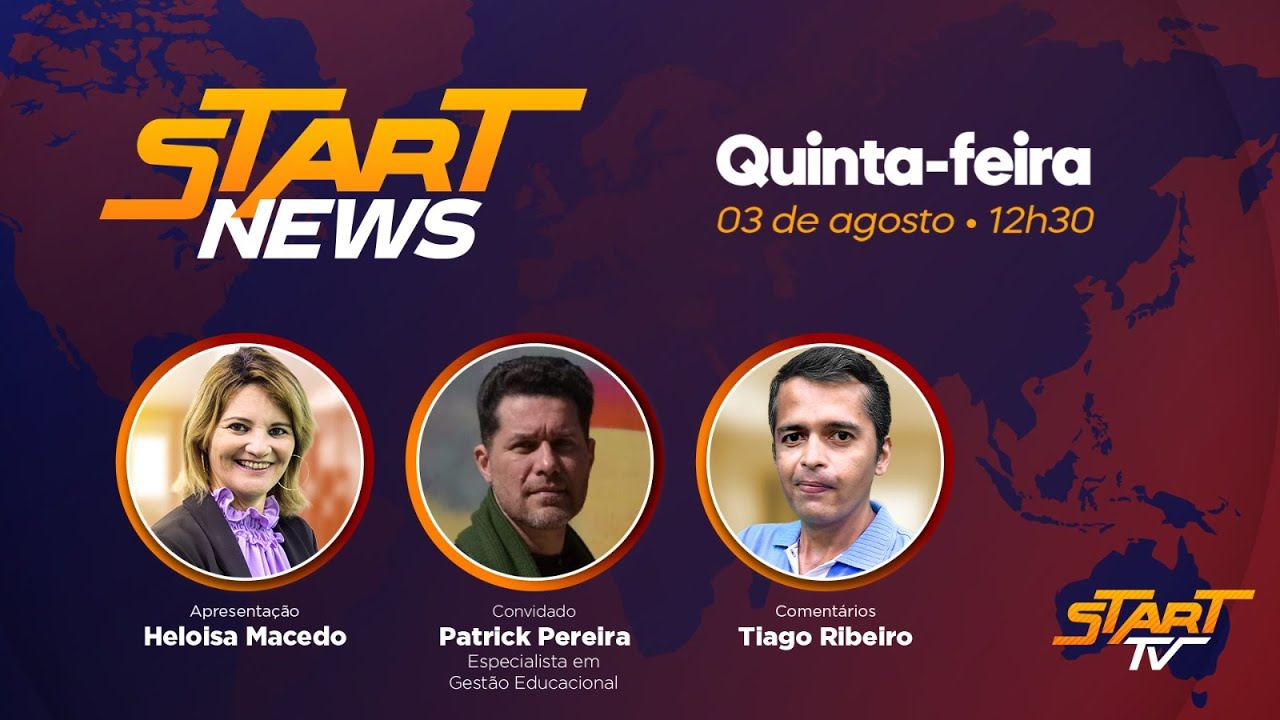 Start News - Entrevista com Patrick Pereira - 03/08/2023 - YouTube