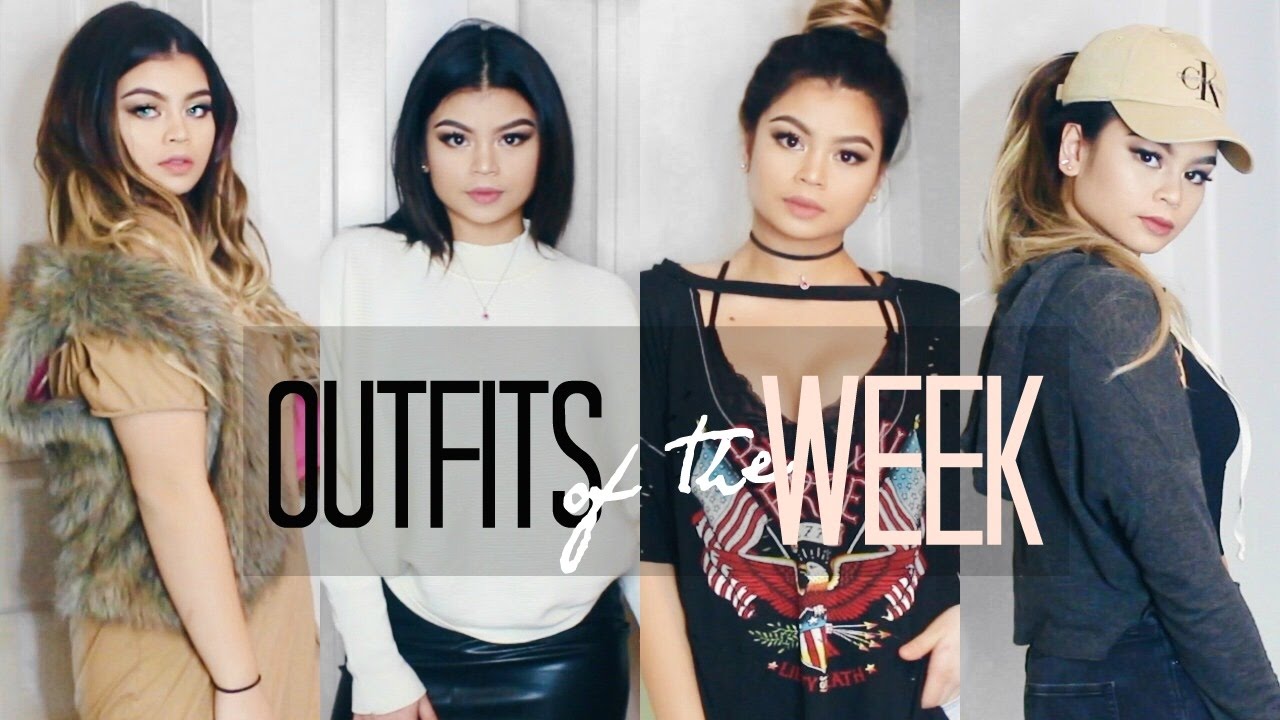 OUTFITS OF THE WEEK 2017 | Jendel - YouTube