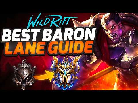 Wild Rift Complete Baron/Top Lane Guide - Beginner Friendly