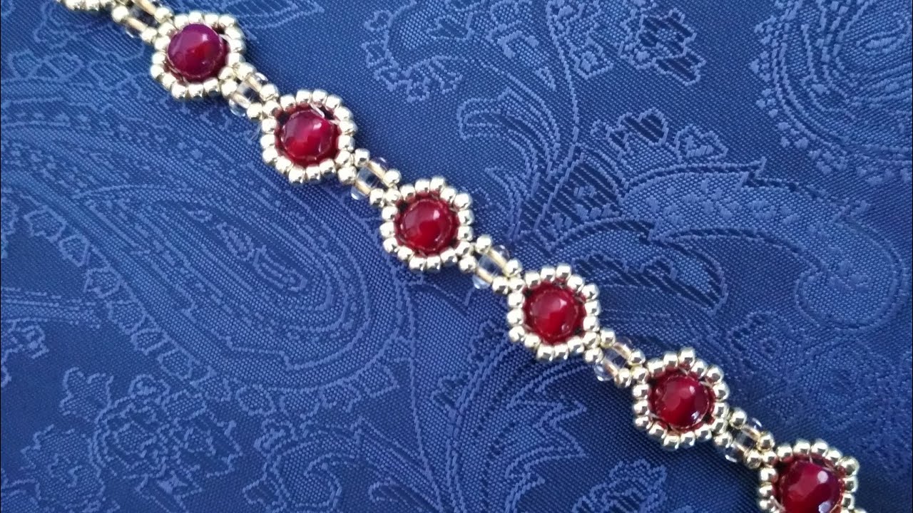 Beautiful bracelet - tutorial. МК по изготовлению браслета - YouTube