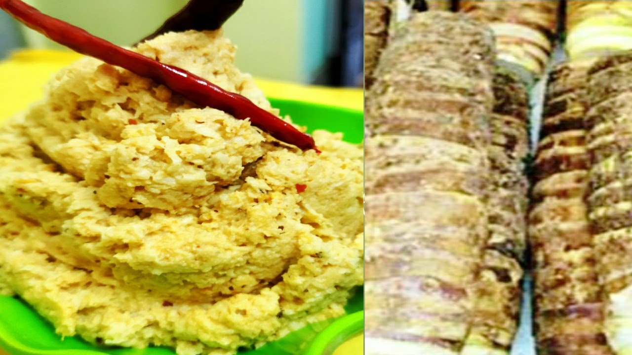 Mankochu Bata Recipe | Kachu Bata | কাঁচা মানকচু বাটা এভাবে বানিয়ে ...