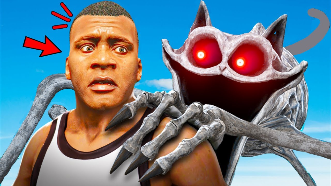 Scary Ghost Attacked AND Destroys LOS SANTOS In GTA 5 - YouTube