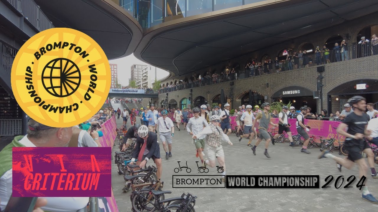 Unfold The Fun | Watching Brompton Bikes in Action | I Watched a Crit ...