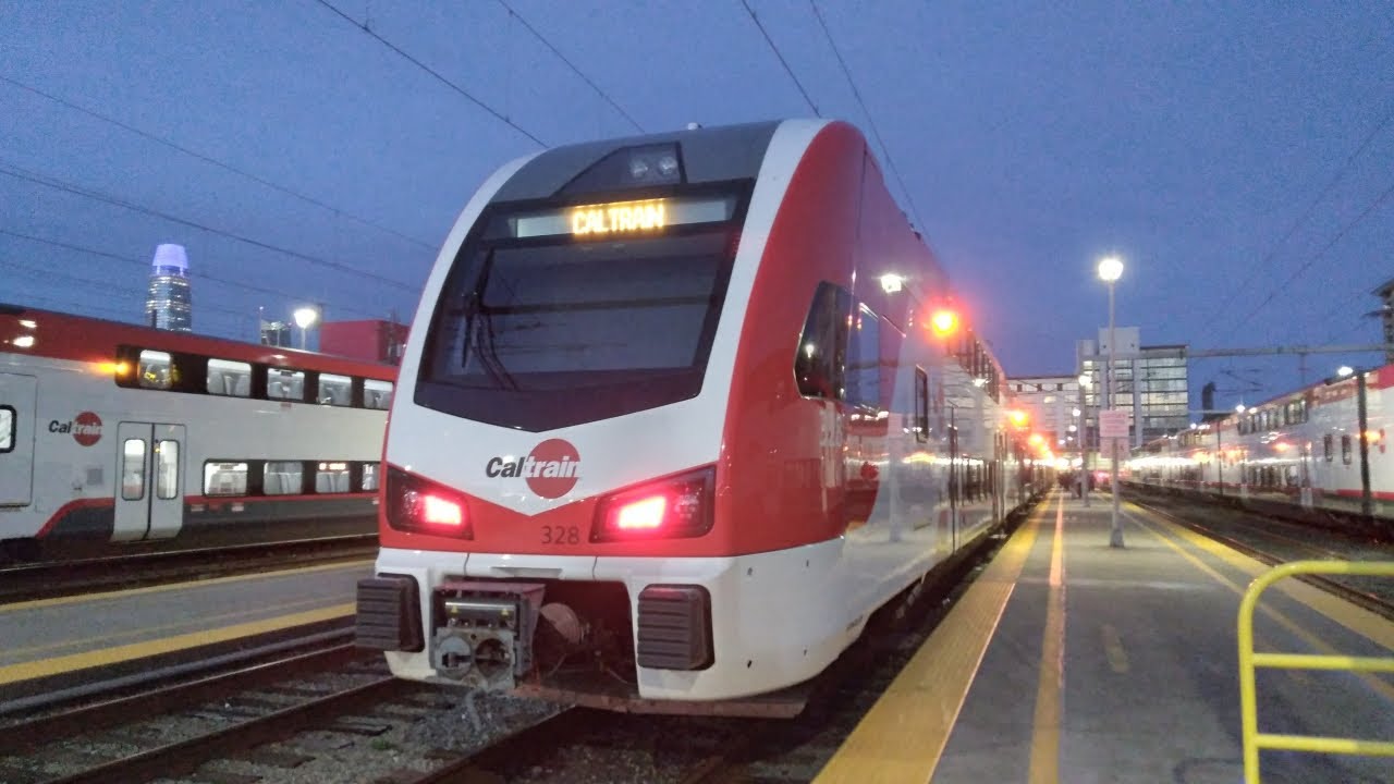 Caltrain 2024 Stadler KISS EMU Car #3276 on Express Train #519 - YouTube