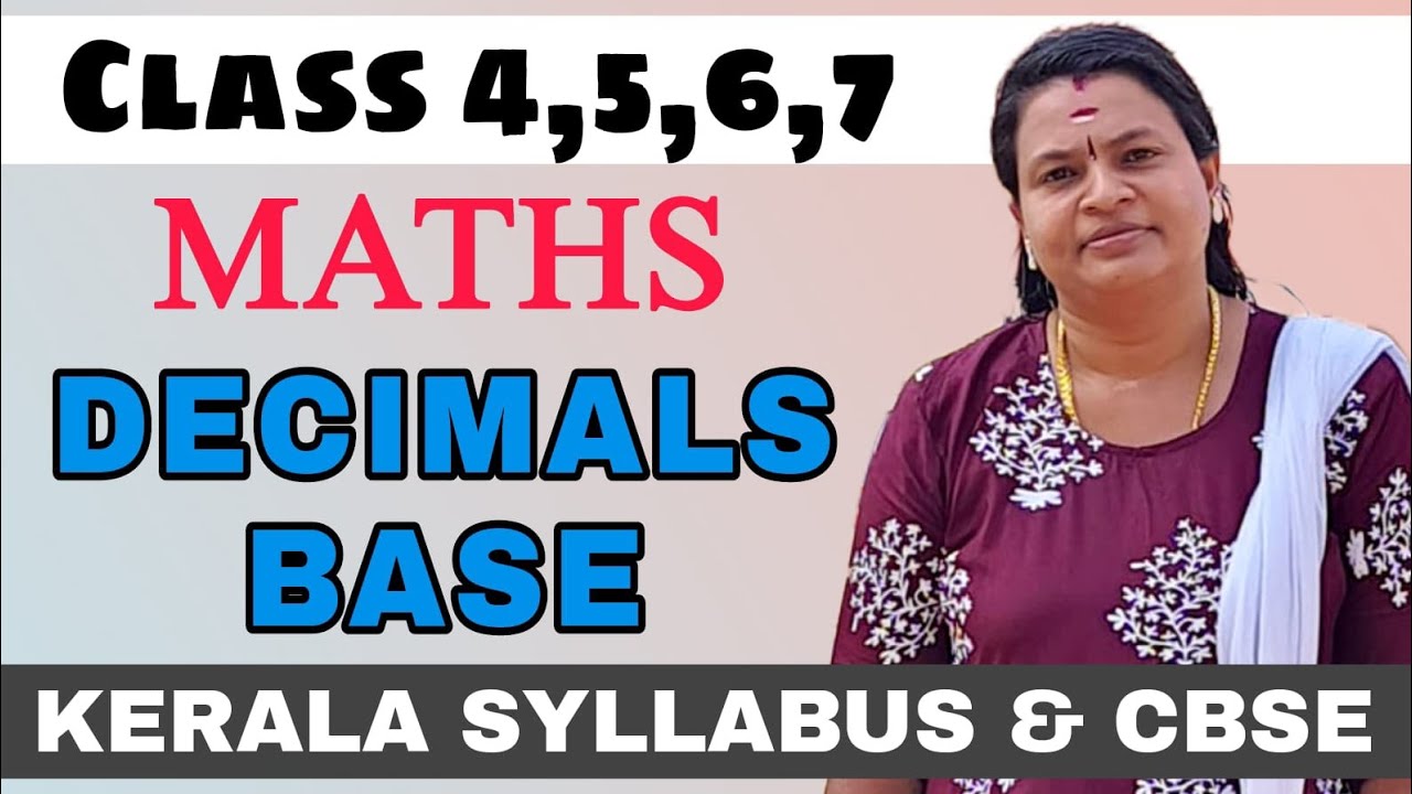 DECIMALS Base | MATHS | Classes 4,5,6,7 - YouTube