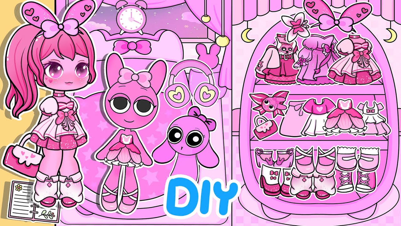 🌸Tutorial 🌸 Pinki House Gacha Gamebook DIY #asmr #gamebook #gacha - YouTube