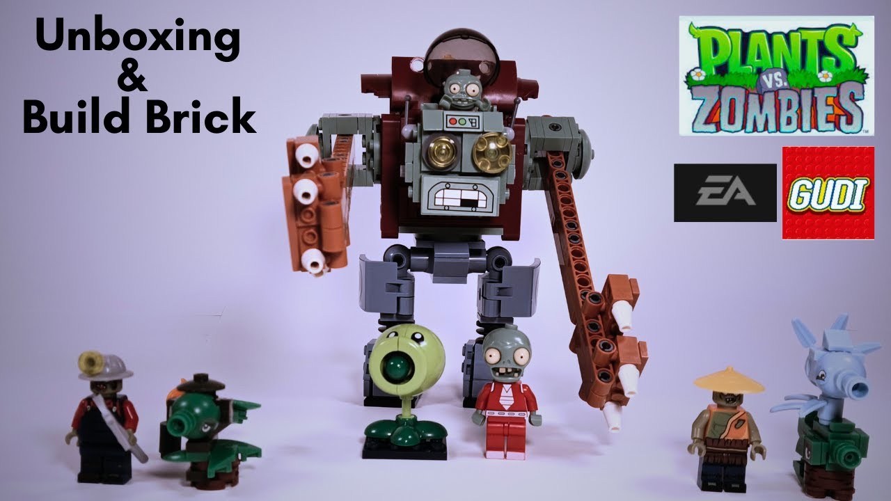 Unboxing & Speed Build Plants vs Zombies: Ultimate Zombot from Gudi ...