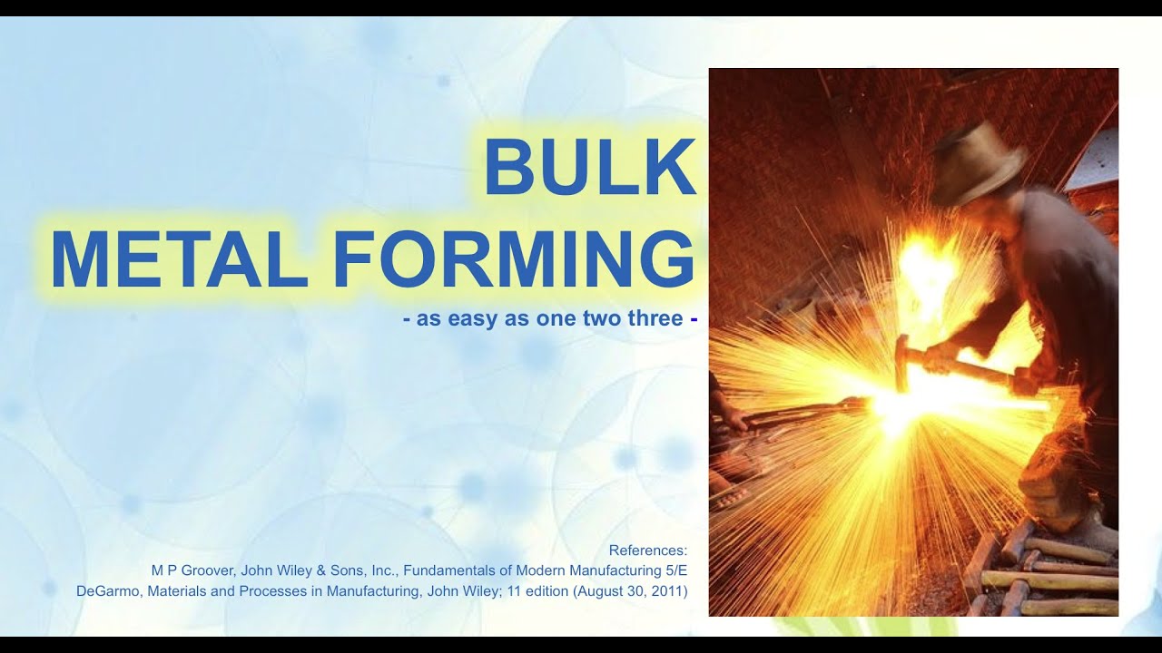 Proses Manufaktur - Pembentukan Logam Ukuran Besar - Bulk Metal Forming ...