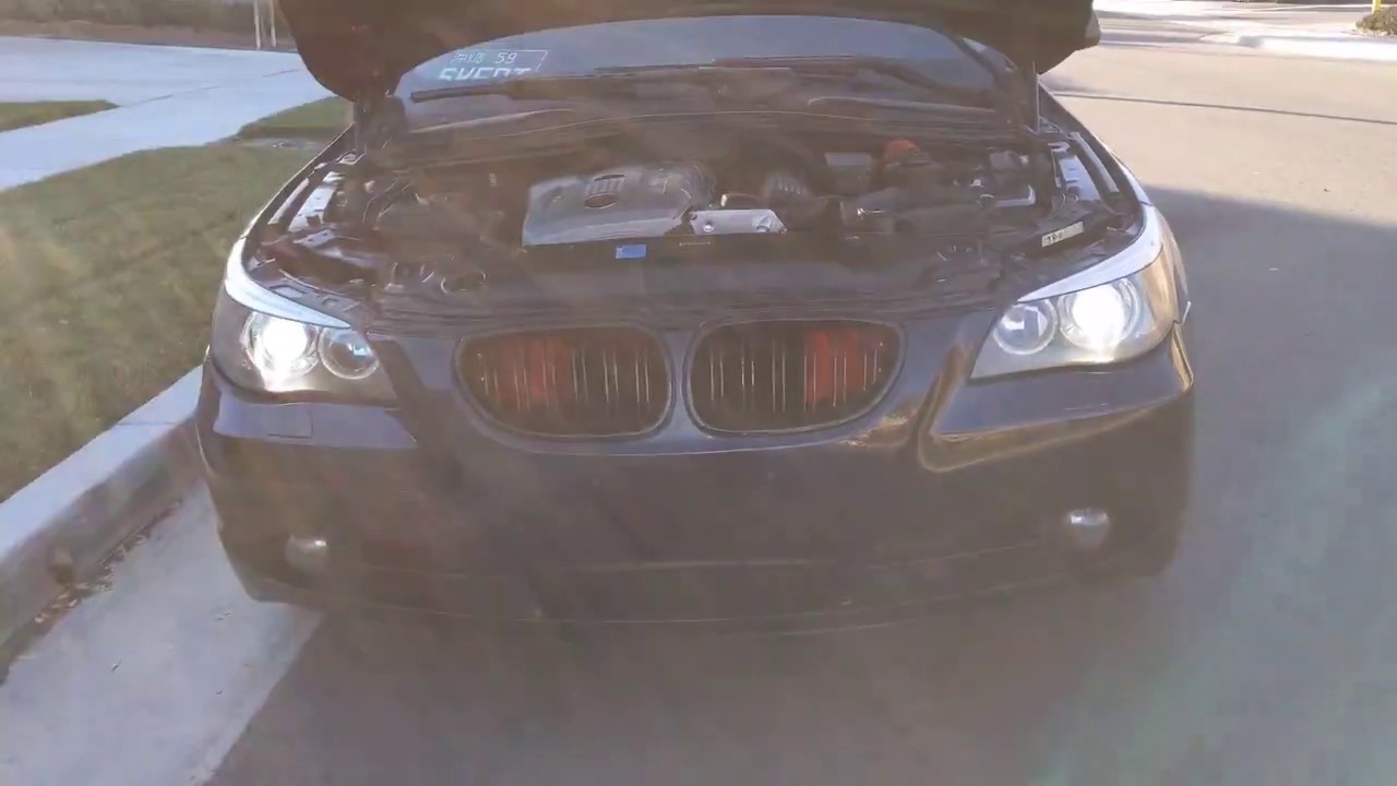 E60 Air Scoops N52 Monaco Blue - YouTube