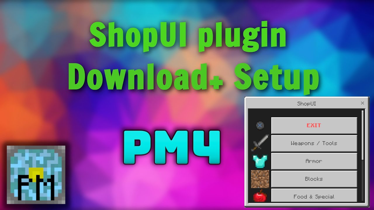 Pocketmine ShopUI Plugin | Custom Items+Prices - YouTube