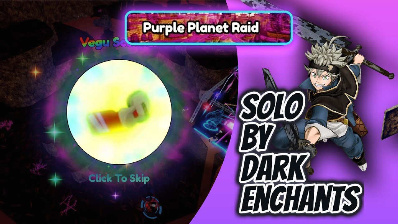 Solo Purple Planet Raid | Dark Enchants Unit | All Star Tower Defense ...
