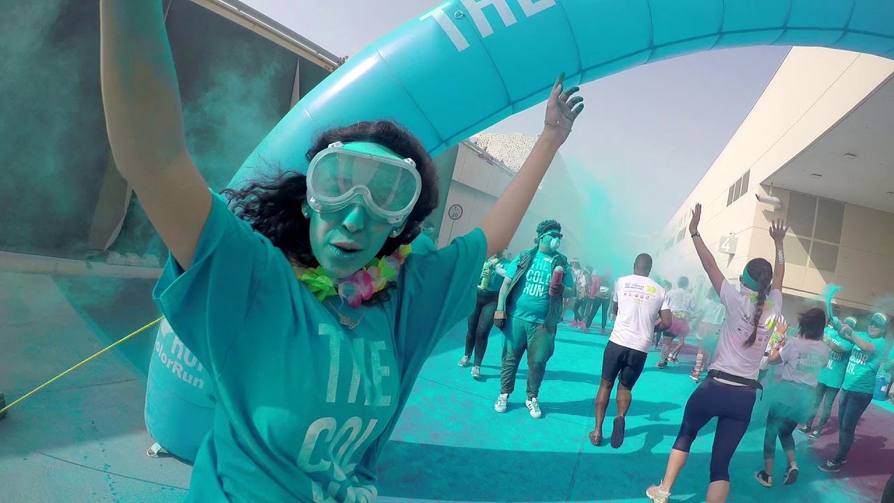 2017 COLOR RUN QATAR - YouTube
