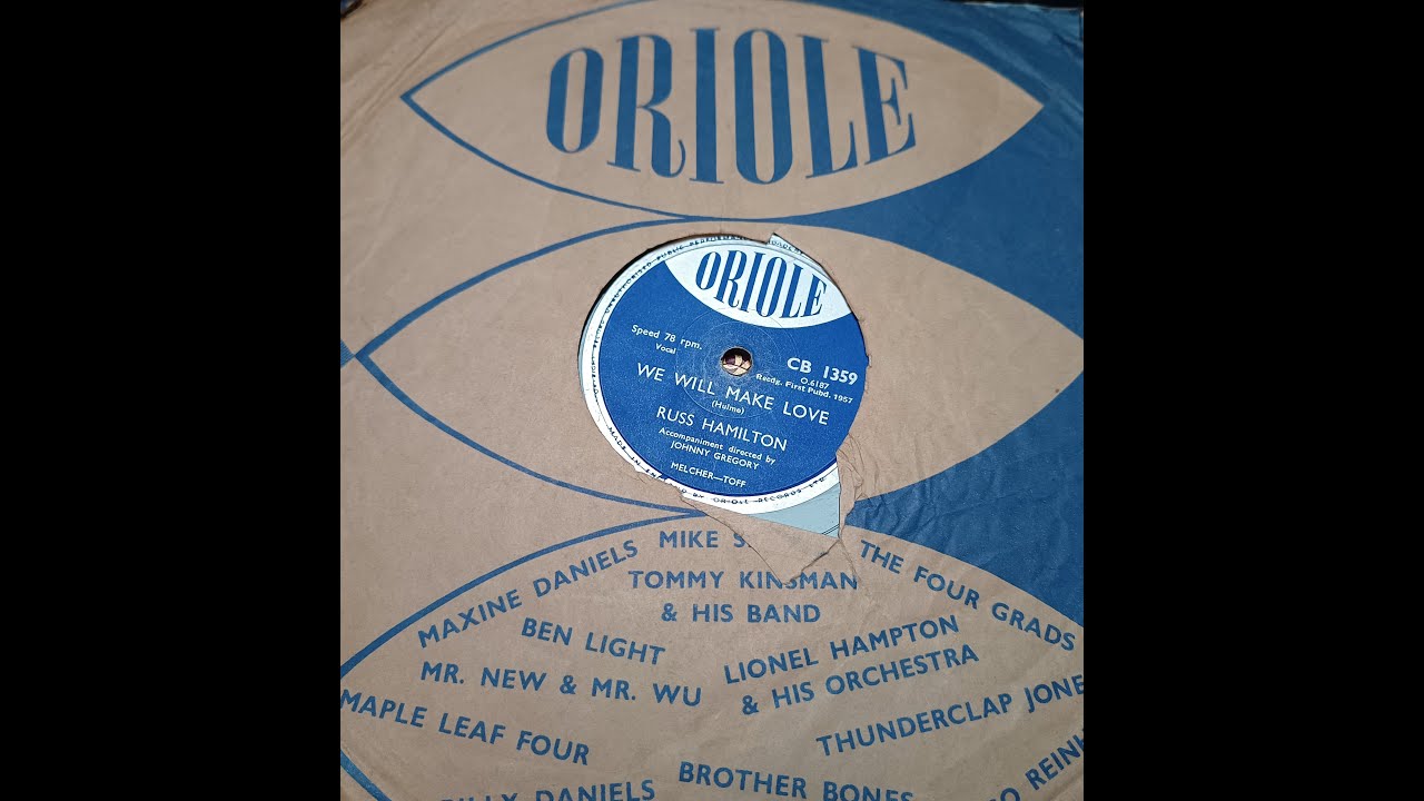 We Will Make Love - Russ Hamilton - 78rpm - YouTube