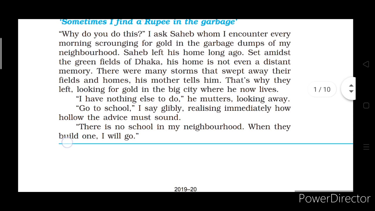 Part -1 Lost Spring Stories Of Stolen Childhood By Anees Jung Class ...