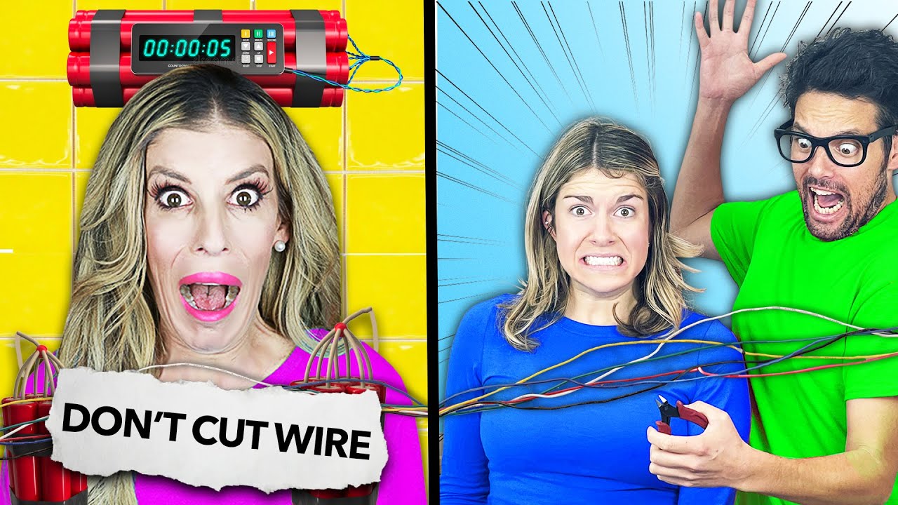 ESCAPING TWIN ESCAPE ROOMS to Win Dream Warehouse - YouTube