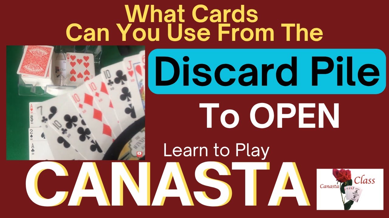 Canasta Card Game How to Play Discard Pile and Opening 6-2-2025 Modern ...