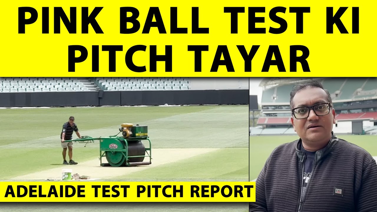 FIRST LOOK OF ADELAIDE TEST PITCH: Pink Ball Test की इस Pitch में क्या ...