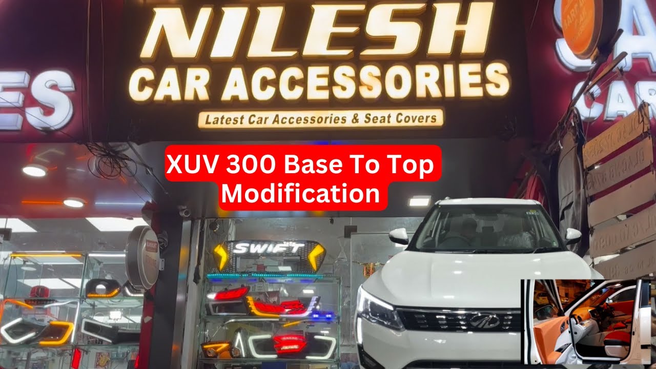 2022 Xuv 300 W4 To W8 Modification 🔥 XUV300 Base To Top Modification ...